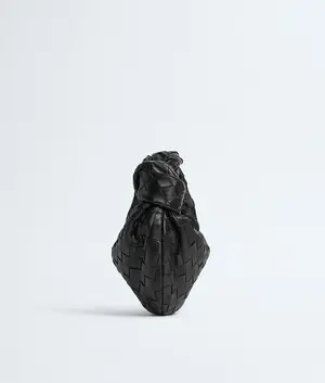 Bottega Veneta Mini Jodie Intrecciato Top Handle Bag - Black