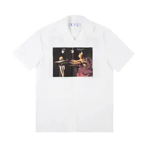 Off-White Caravaggio Bowling Shirt /red