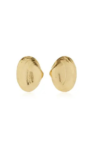 BEN-AMUN Exclusive 24k -plated Shell Earrings