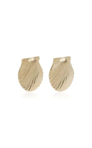 BEN-AMUN Exclusive 24k -plated Shell Earrings