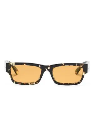 Prada Rectangle-frame Sunglasses - Brown