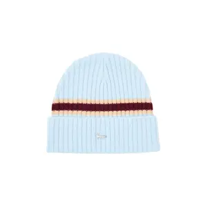 Supreme Stripe Cashmere Beanie - Blue