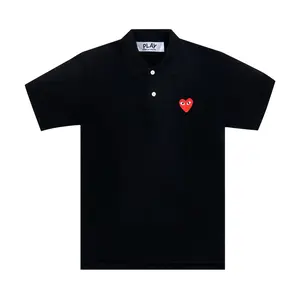 Play Comme Des Garcon Polo Shirt - Black