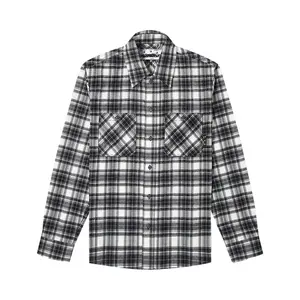 Off-White Check Arrow Flannel Shirt /white - Black