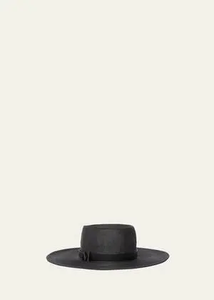 Max Mara Max Mara Musette Belted Fedora 001 Black