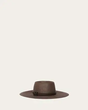 Max Mara Max Mara Musette Fedora Dark Brown