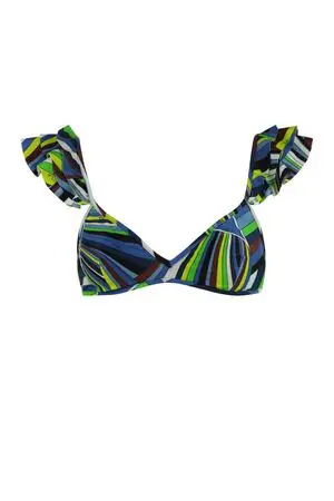 Emilio Pucci Pucci Printed Bikini Top - Multicolor