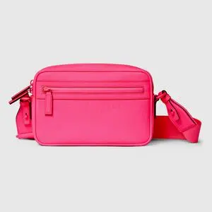 Gucci Gg Rubber-effect Leather Crossbody Bag
