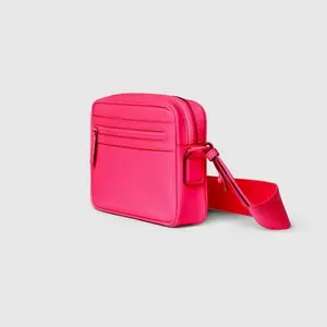 Gucci Gg Rubber-effect Leather Crossbody Bag