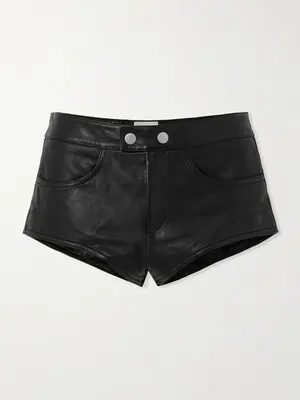 Isabel Marant Leslie Leather Shorts
