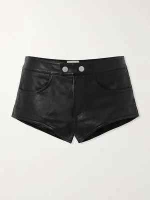 Isabel Marant Leslie Leather Shorts