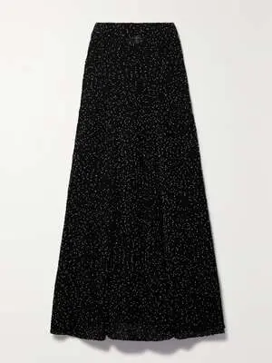 Gabriela Hearst Floris Bead-embellished Maxi Skirt