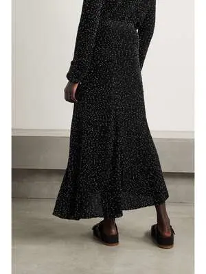 Gabriela Hearst Floris Bead-embellished Maxi Skirt