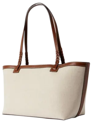 METIER - Métier Cala 32 Leather-Trimmed Linen Tote
