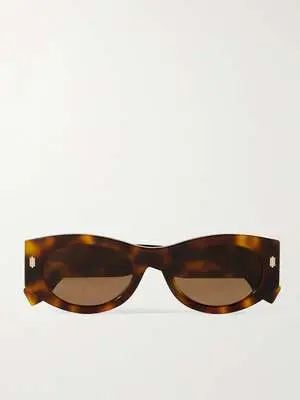Fendi Roma Oval Sunglasses - Tortoiseshell