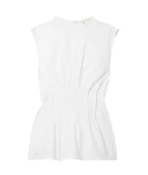 Khaite Westin Pintucked Top