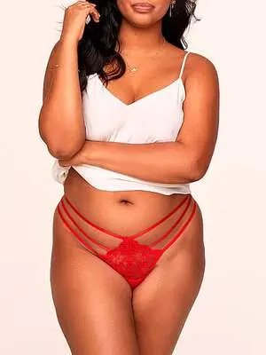 Victoria's Secret Lace Trimmed Briefs For Women