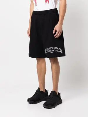 Givenchy Logo-print Track Shorts - Black