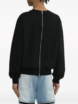 Random Identities Zip-up Cotton Sweatshirt