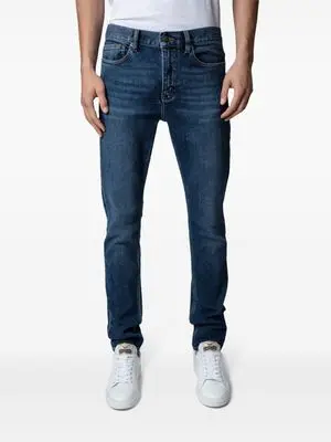 Zadig&Voltaire Slim-cut Mid-rise Jeans - Blue