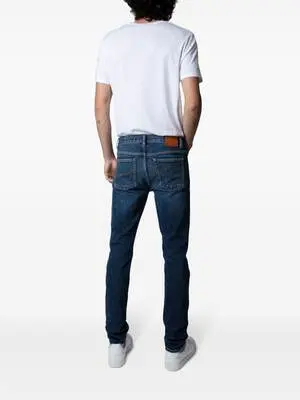 Zadig&Voltaire Slim-cut Mid-rise Jeans - Blue