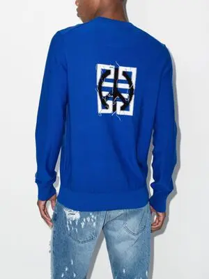 Givenchy Intarsia-knit Logo Jumper