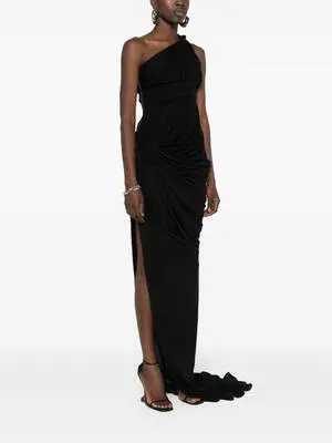 Rick Owens Draped One-shoulder Maxi Dress