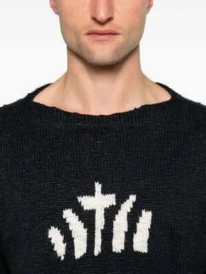 Visvim Intarsia-knit Silk-blend Jumper