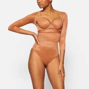 SKIMS Simply Bare Open Bust Arm Shaper Bronze