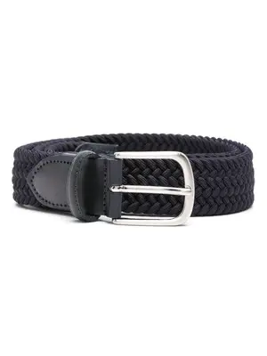 ERALDO ERALDO Leather-Trim Interwoven Belt
