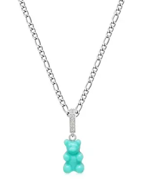NIALAYA JEWELRY Gummy Bear Pendant Necklace - Blue