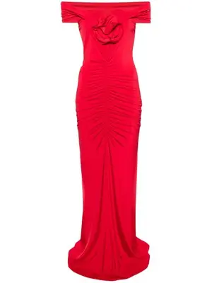 Nissa Ruched Evening Dresses