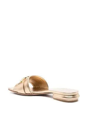 Valentino Garavani Vlogo-signature Leather Slides