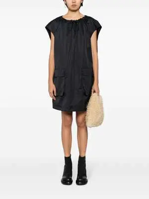 MAISON MARGIELA Drawstring-neck Mini Dress
