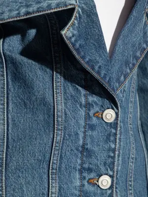 Coperni Wide-collar Denim Jacket