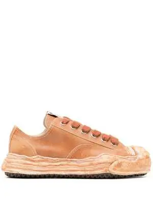 Mihara Yasuhiro Hank Leather Sneakers - Brown