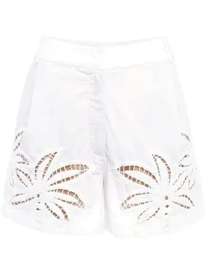 HEMANT & NANDITA Lani Cotton Mini Shorts