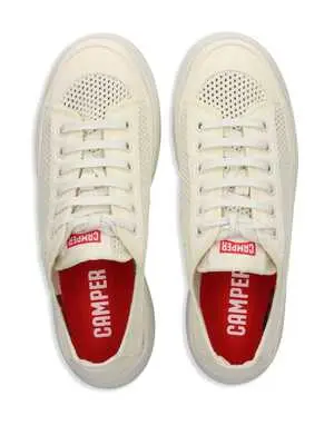 Camper Perforated Lace-up Sneakers - White