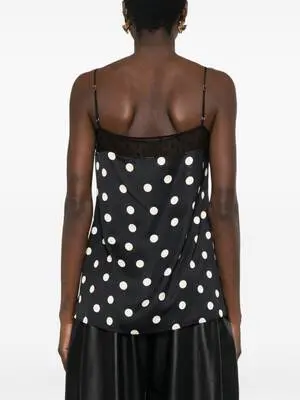 Stella McCartney Polka-dot Satin Top