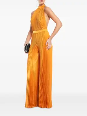 L'IDEE Cinema Pleated Jumpsuit - Orange