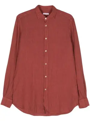 Boglioli Slub-texture Linen Shirt