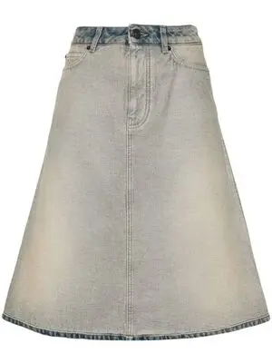 Balenciaga Denim Mini Skirt