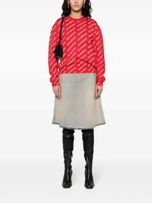 Balenciaga Denim Mini Skirt