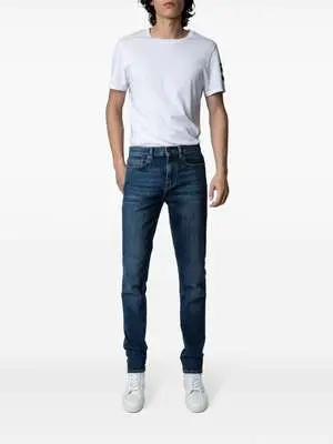 Zadig&Voltaire Mid-rise Slim-cut Jeans - Blue