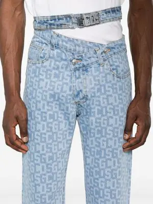 Gcds Logo-print Jeans