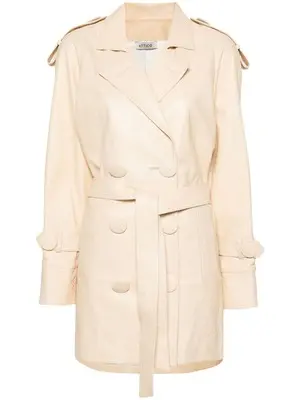 Attico Notched Lapel Coats For Women