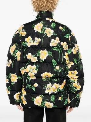 Balenciaga Floral-print Puffer Jacket