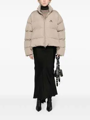Balenciaga Logo-embroidered Puffer Jacket