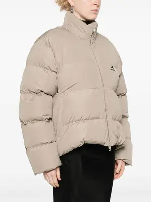 Balenciaga Logo-embroidered Puffer Jacket