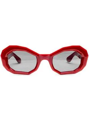 Amiri Honeycomb Sunglasses - Red